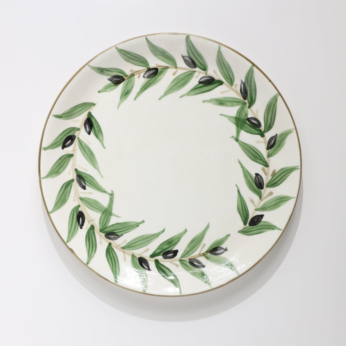 leaf design plate